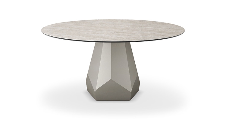 Zermatt Keramik Round Dining Table by Yasuhiro Shito fo...