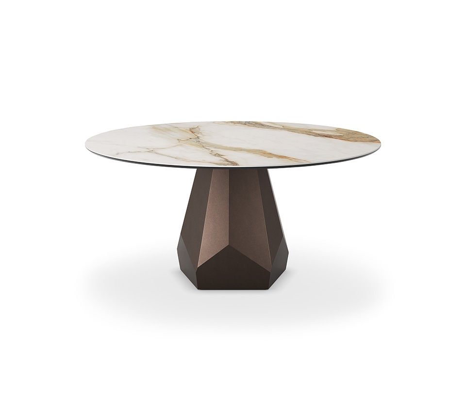Zermatt Keramik Round Dining Table by Yasuhiro Shito fo...
