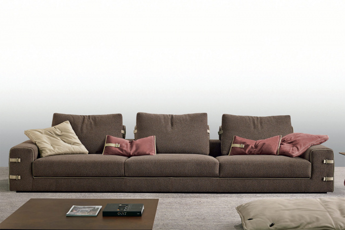 Sunset Leather Sofa by Gamma - Modular and Adjustable L...