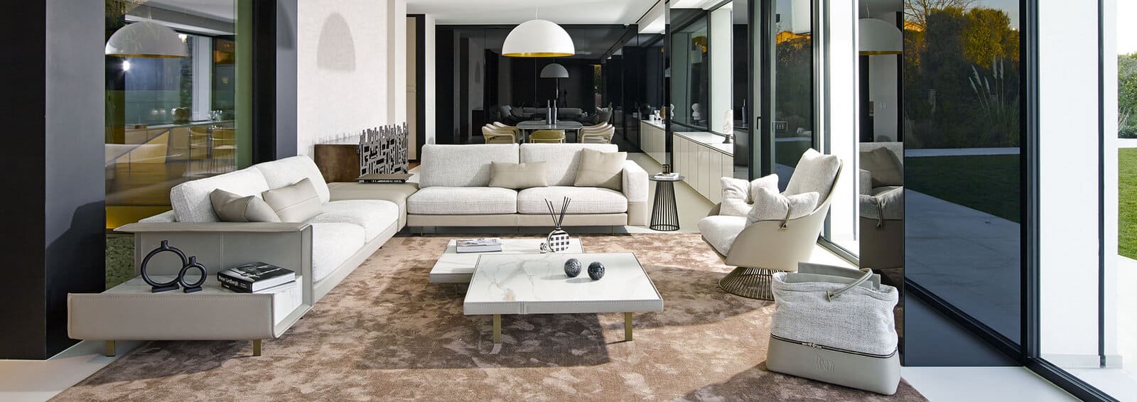 Vincent Sofa by Gamma | Modern Leather Sofa