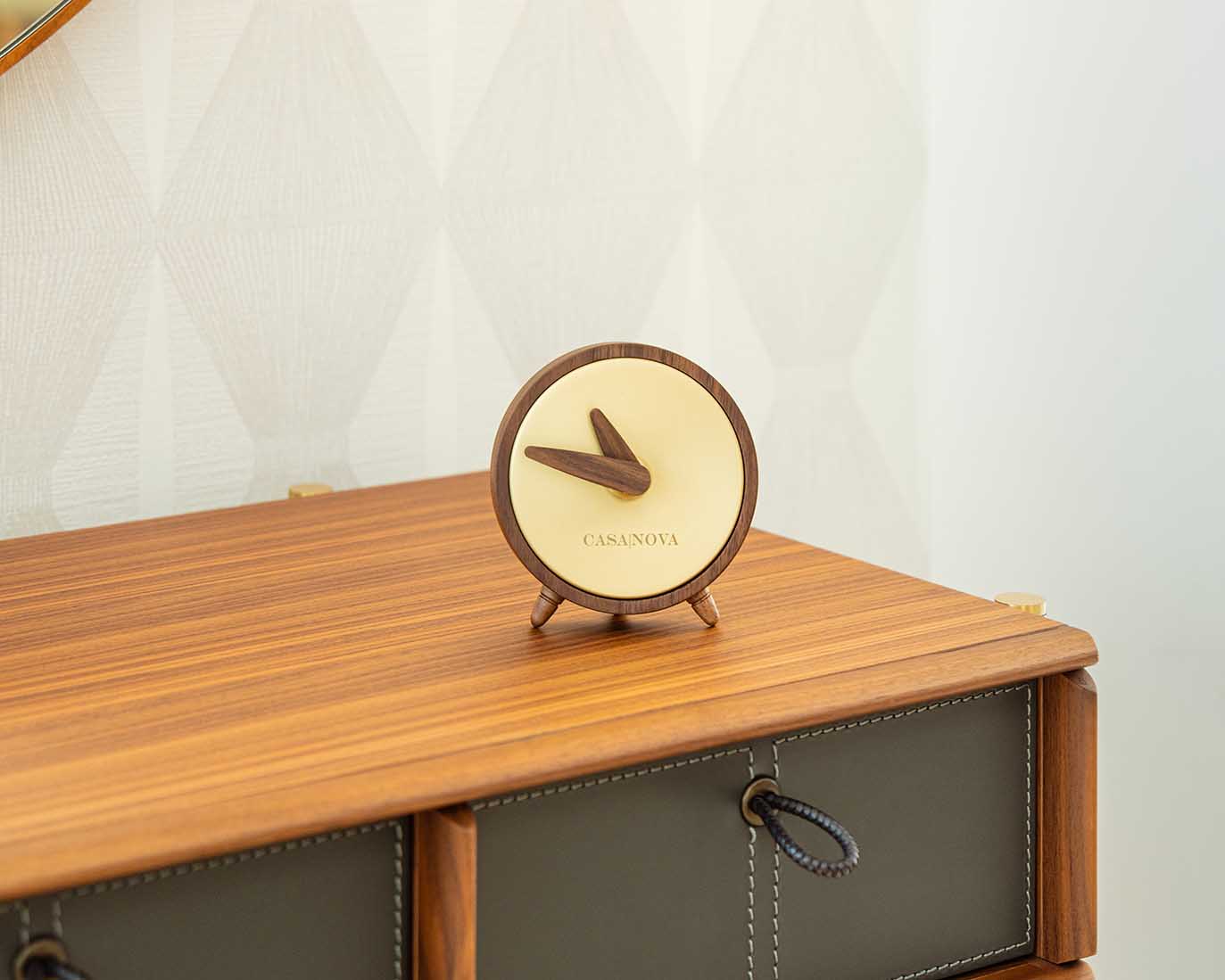 Otto G Modern Table Clock by CASA NOVA Furniture Dubai