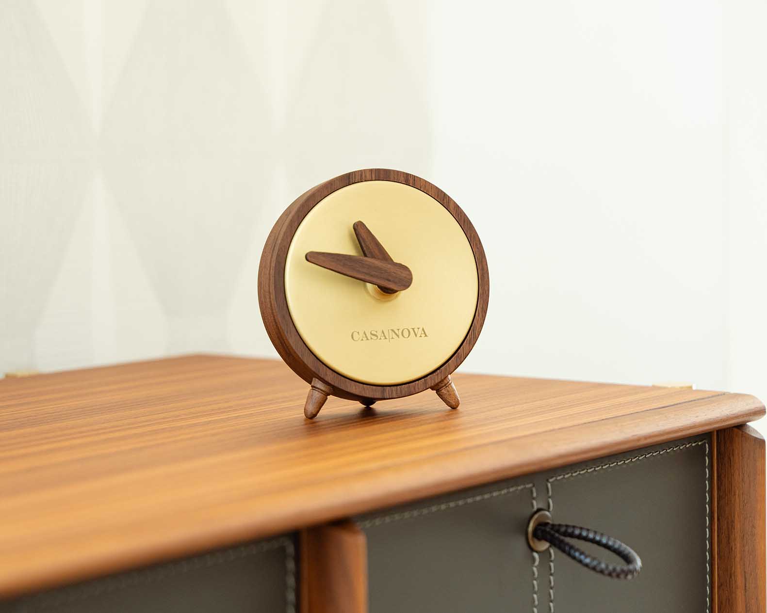 Otto G Modern Table Clock by CASA NOVA Furniture Dubai