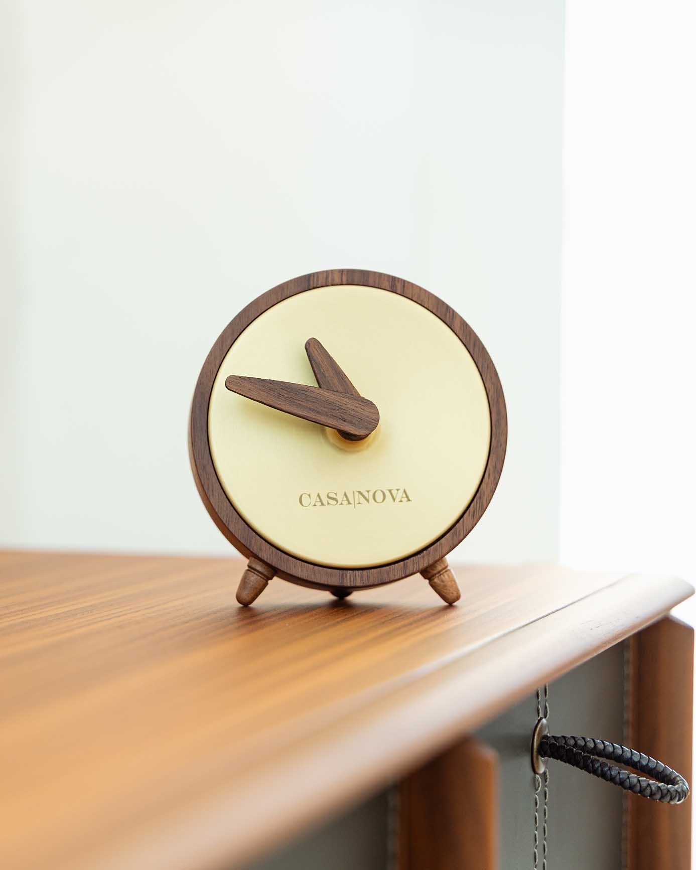 Otto G Modern Table Clock by CASA NOVA Furniture Dubai
