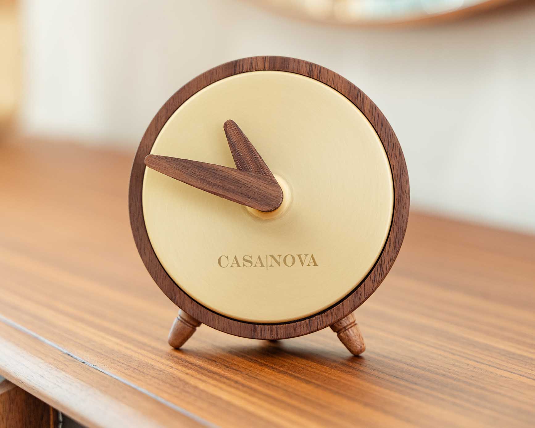 Otto G Modern Table Clock by CASA NOVA Furniture Dubai