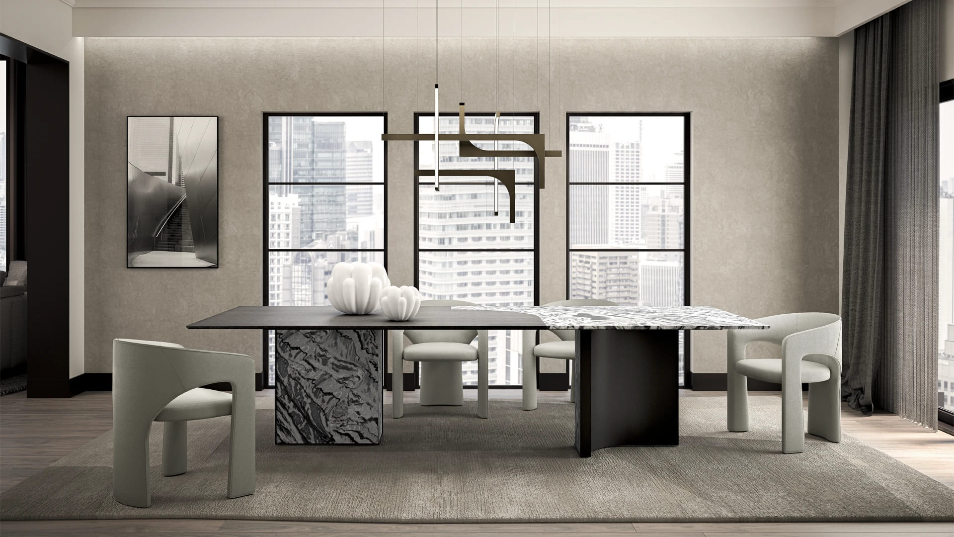 Millenium Dining Table by Arketipo - Luxury Italian Fur...